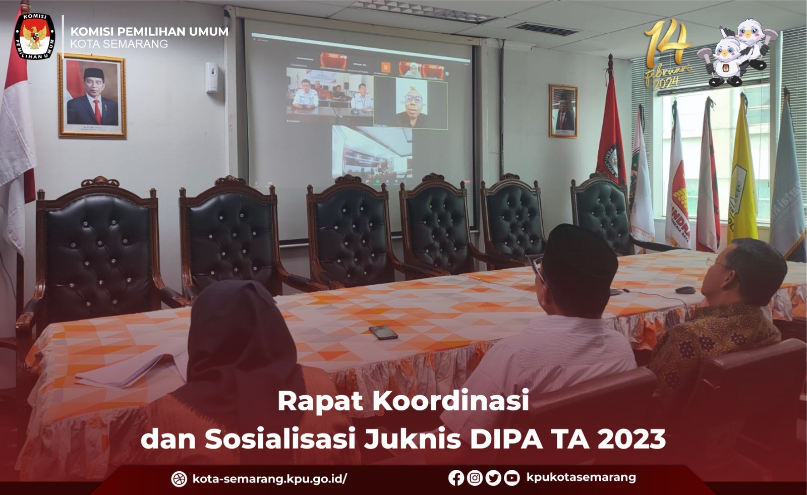 KPU KOTA-SEMARANG - Rakor dan Sosialisasi Juknis DIPA TA 2023